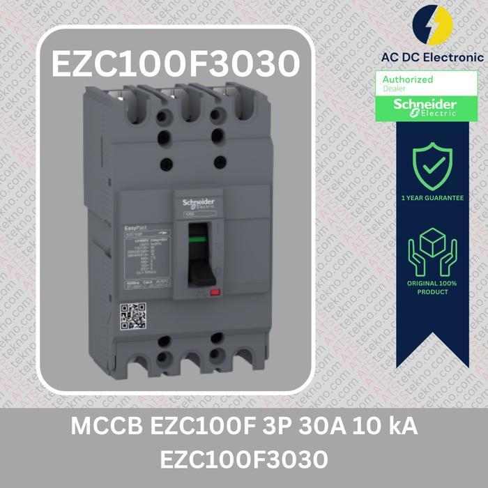 Jual Schneider MCCB 3P 30A EZC100F3030 10kA | Shopee Indonesia