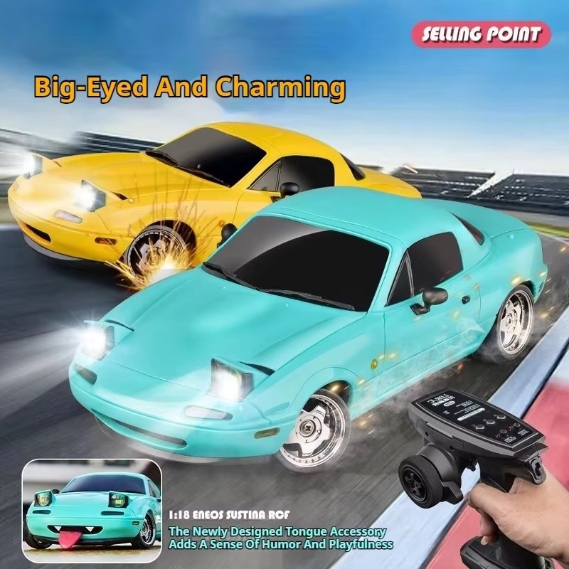 Jual In Stock New 1:18 Adorable Mx-5 Miata Rx7 Rc Drift Car 2.4G Esp ...