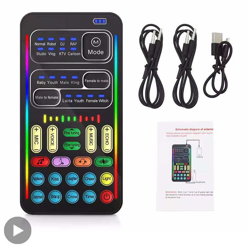 Jual Voice Changer Microphone Bluetooth Mic Wireless For Iphone Android ...