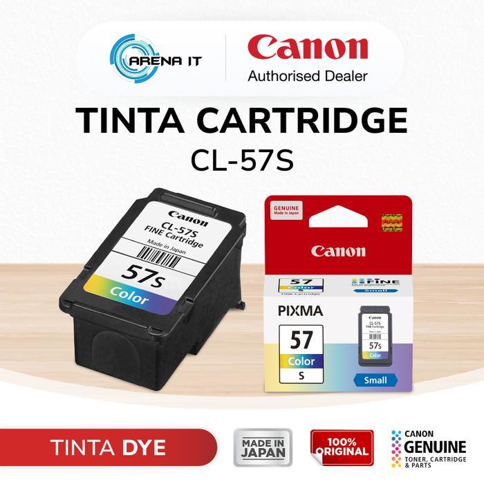 Jual Tinta Original Canon 57 Small Color CL57s - Tinta Canon E410 E470 ...