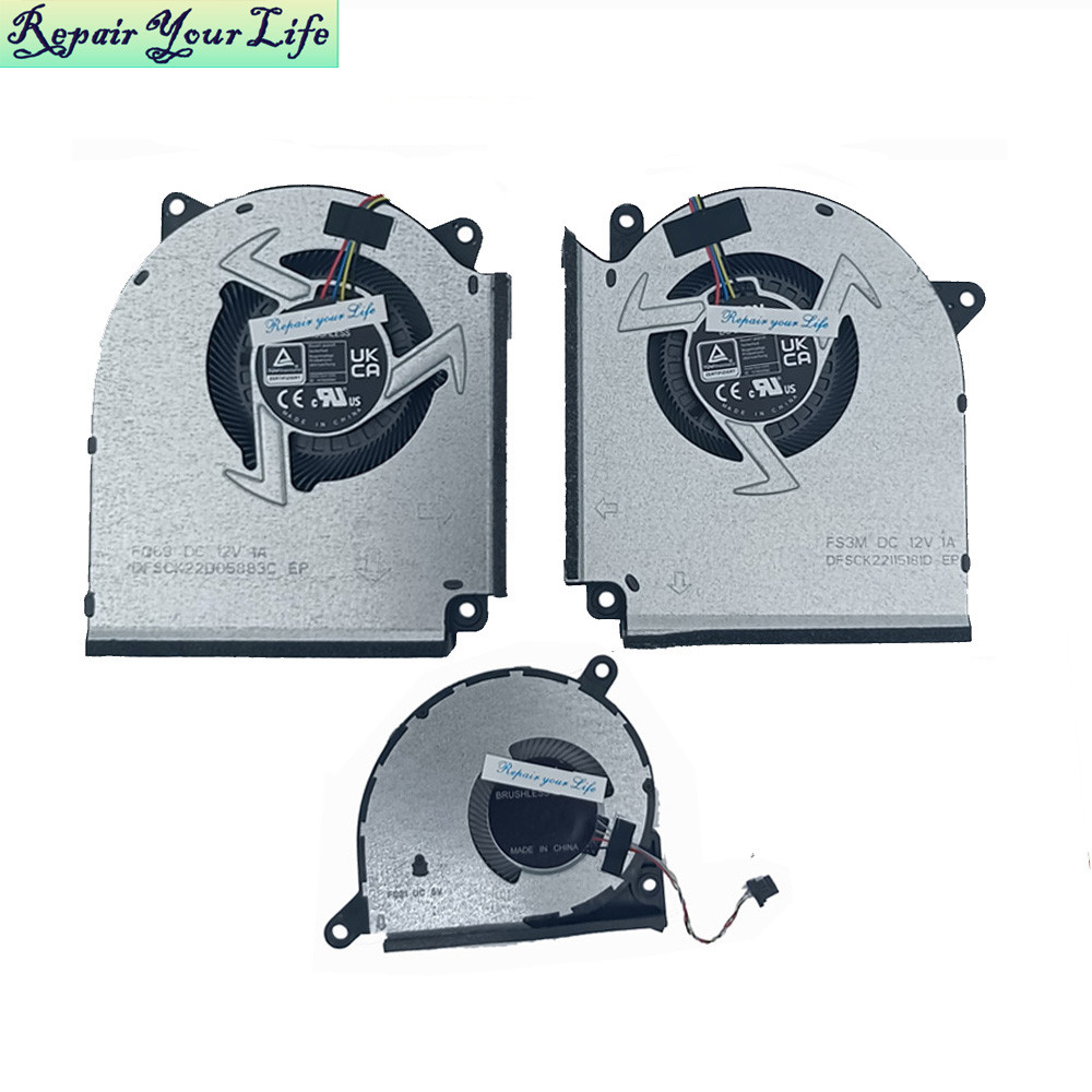 Jual CPU GPU Cooling Fan For ASUS ROG Strix G614J G634J G614JI G614JV ...