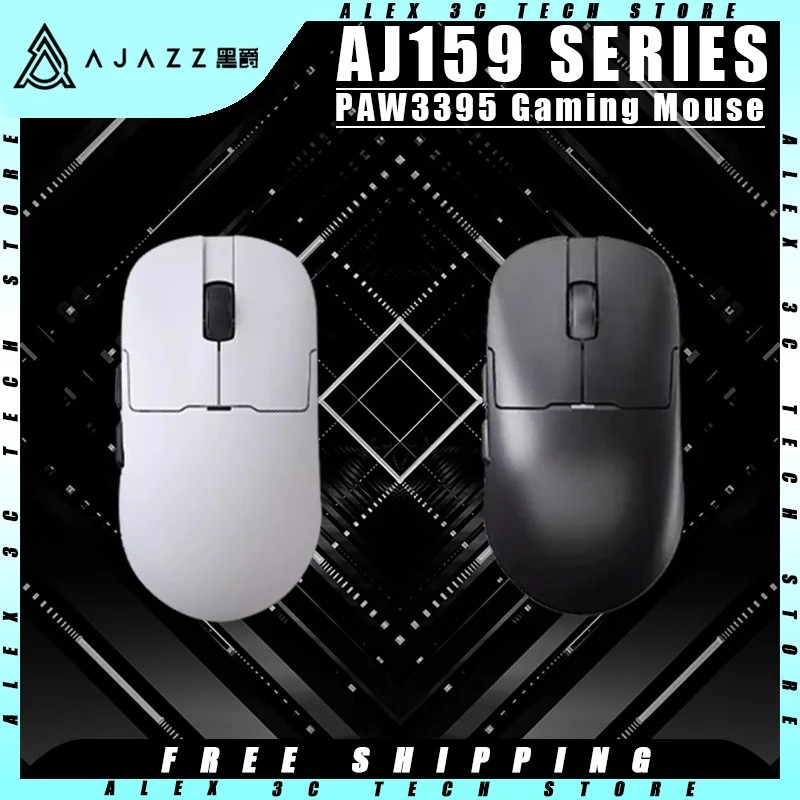 Jual Ajazz Aj159 Pro Mouse Tri-mode Wireless PAW339 Sensor Charging ...