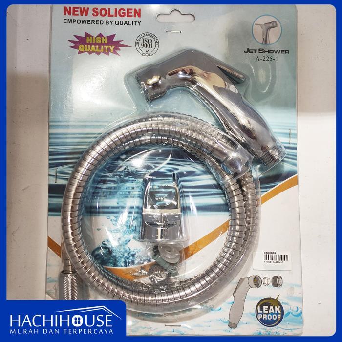 Jual Jet Shower Toilet A-225-1 Soligen ( crom ) | Shopee Indonesia