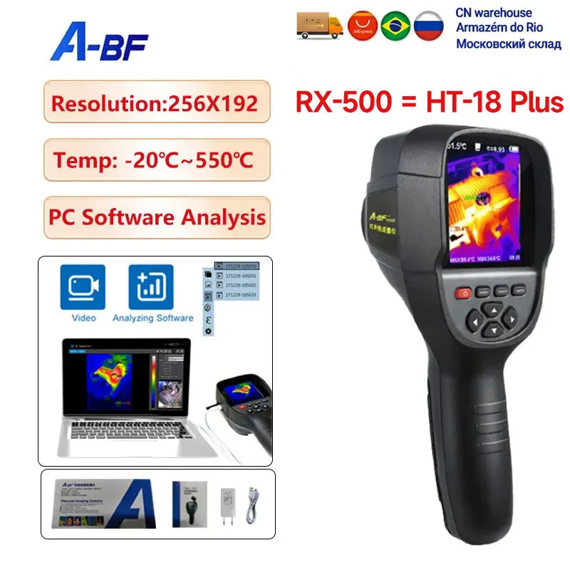 Jual Infrared Thermal Imager RX-500 PCB Circuit Heating Pipe Detect PC ...