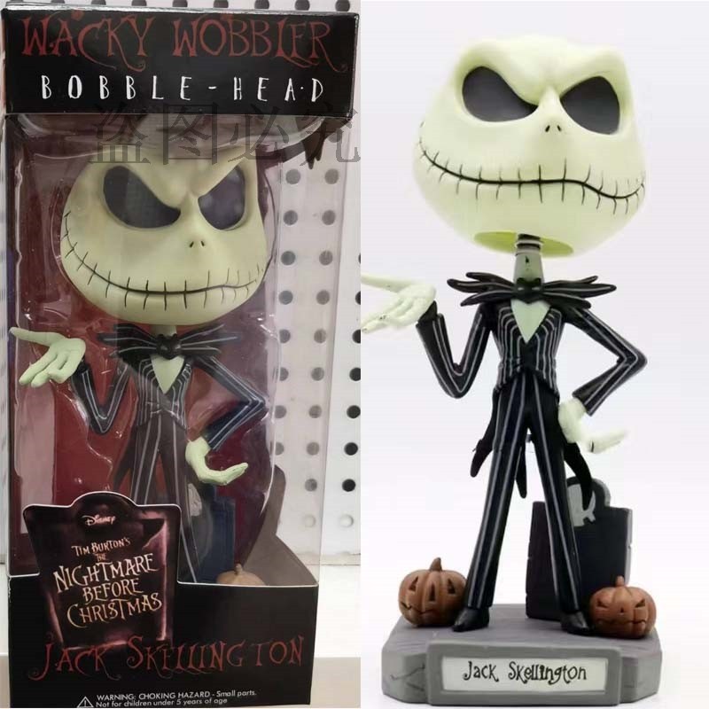 Jual The Nightmare Before Christmas Figure Hallowen Jake Wacky Wobbler ...