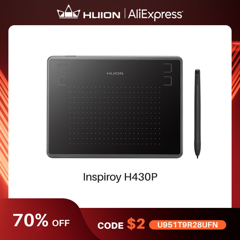 Jual HUION H430P Digital Tablets Micro USB Signature Graphics Drawing ...