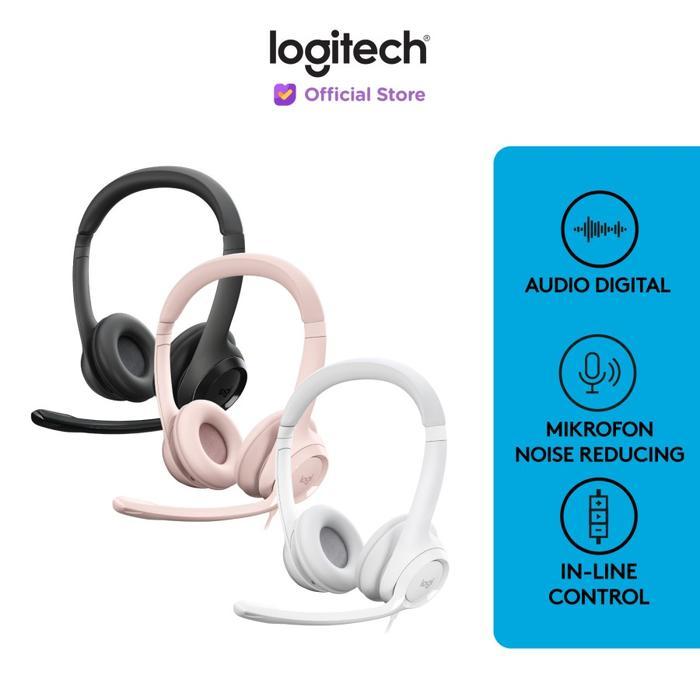 Jual iklk- Logitech Usb Stereo Headset H390 | Shopee Indonesia