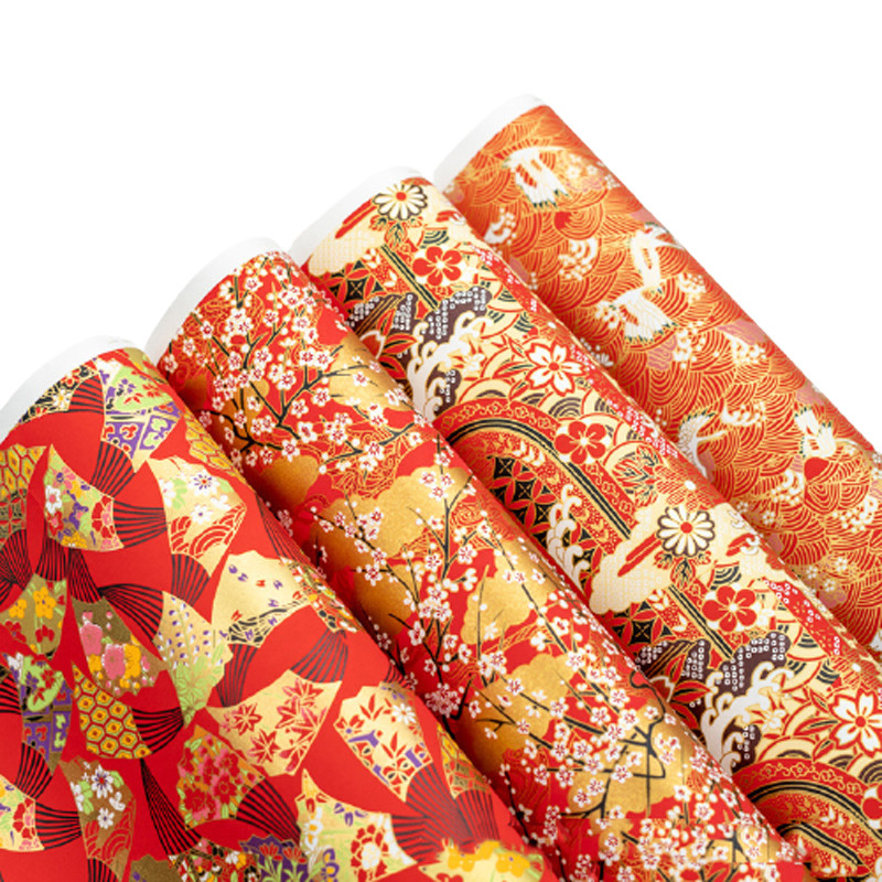 Jual 3pcs Japanese Style Wrapping Paper Hand Diy Gift Wrapping Paper ...