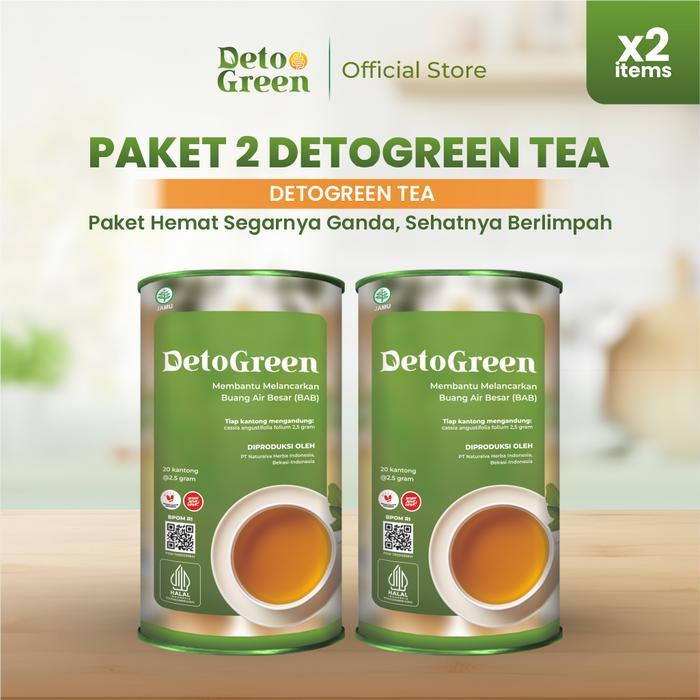 Jual Detogreen Bundling 2 Botol Teh Hijau Minuman Tea Herbal (Air ...