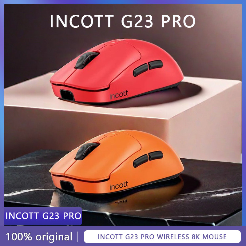 Jual Incott G23 Pro Wireless Mouse wired Bluetooth 8K lightweight ...