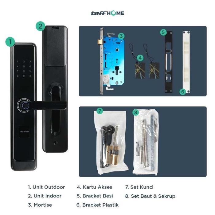 Jual Yuhubi Taffhome Smart Door Lock Password Fingerprint Smart Access ...