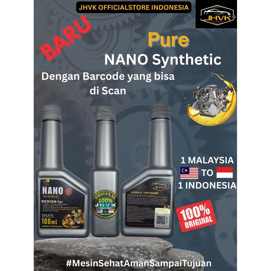 Jual JHVK Pure Nano Synthetic Oil - Paket Perawatan 12 Botol 1200ml ...