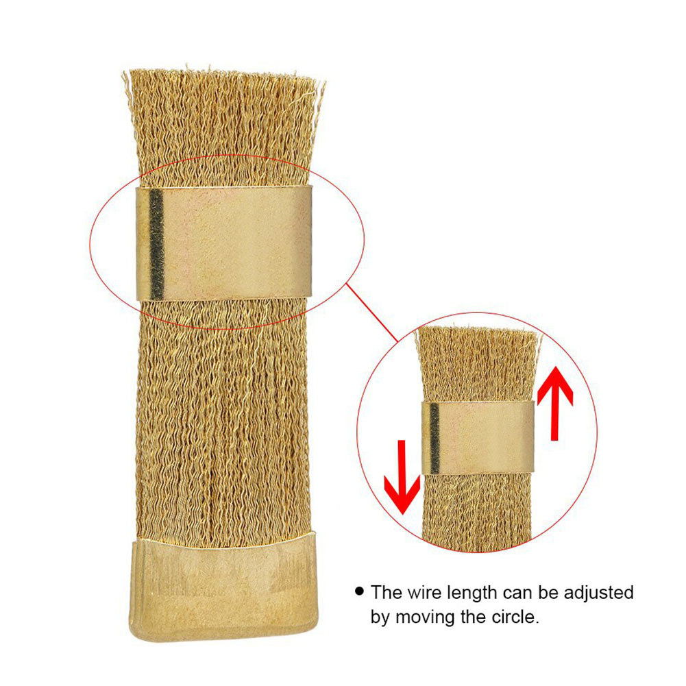 Jual Dental Bur Cleaning Brass Wire Brush Nail Drill Bits Cleaning ...