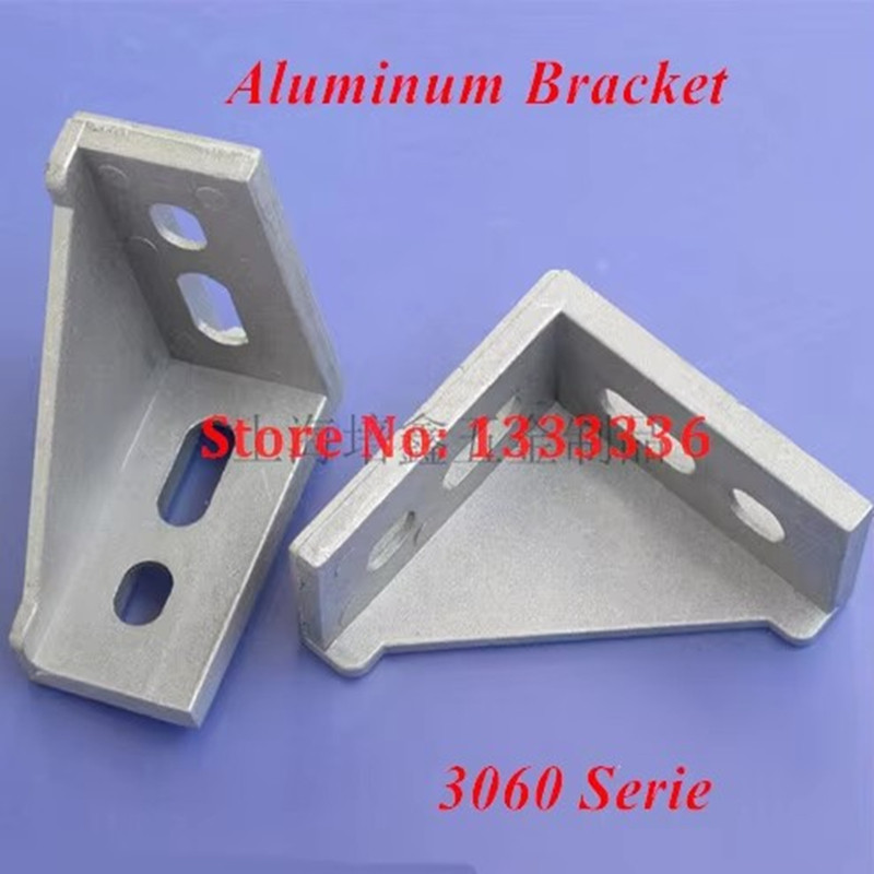 Jual 10pcs/lot DIY 3060 Serie Corner Brackets Angle Connector Fastener ...
