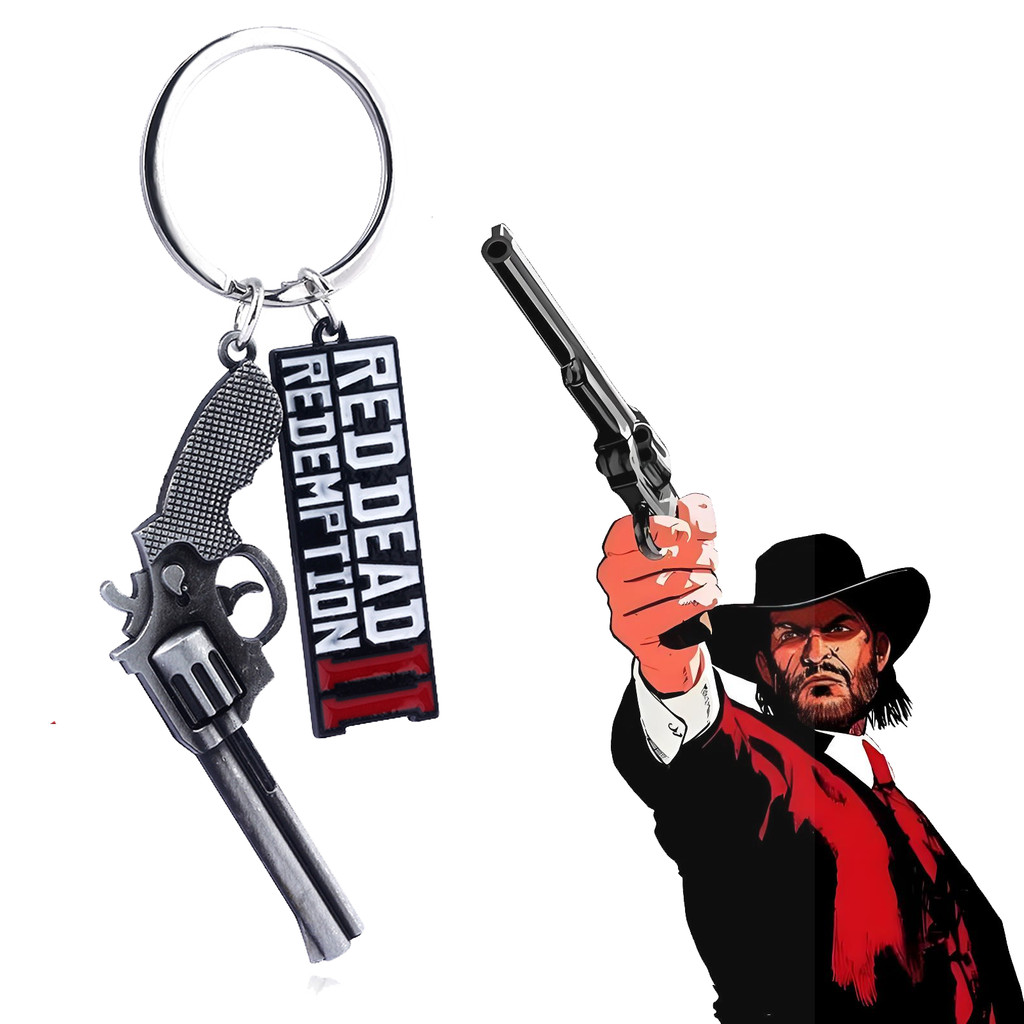 Jual Game Rdr2 Arthur Morgan Revoer Keyring Red Dead Redemption 2 ...