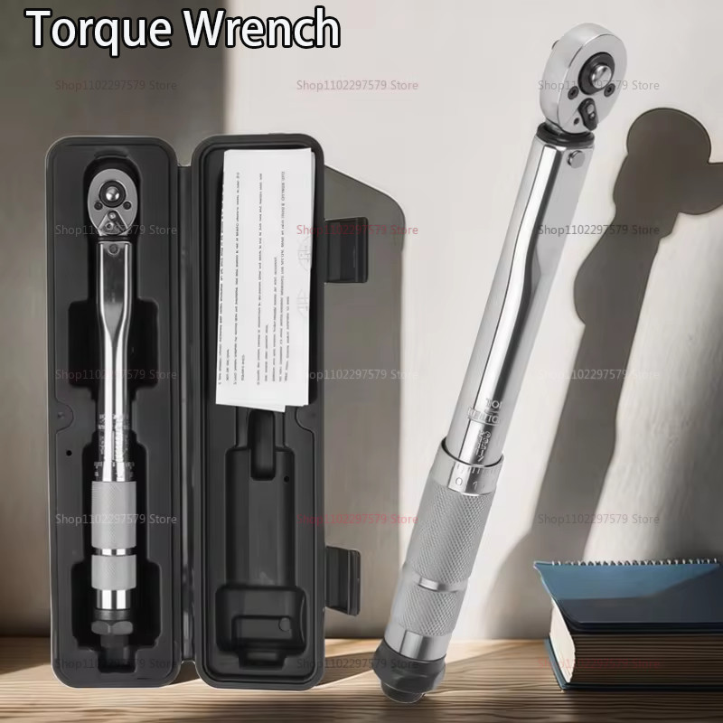Jual 3/8-Inch Drive Click Torque Wrench 19-110N.m Square Drive Ratchet ...