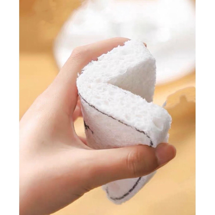 Jual Compressed Sponge Spons Cuci Piring Karakter Hewan Lucu Magic ...