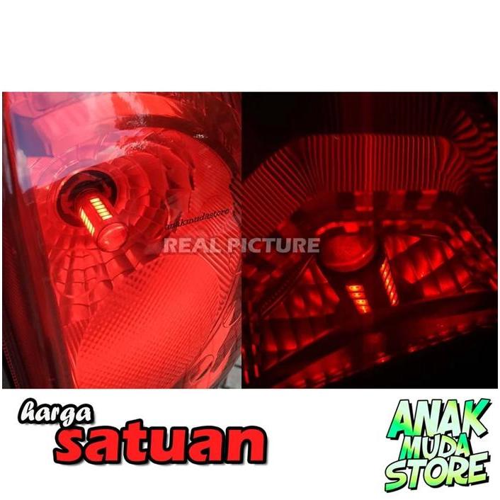 Jual Lampu Rem Motor Mobil LED 2 Kaki 33 Titik LED Bayonet Stoplamp ...