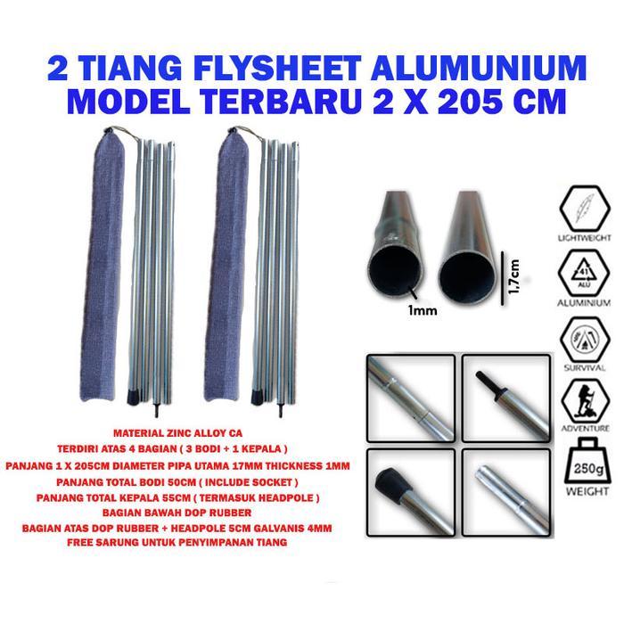 Jual Eiger Adventur'e - tiang steel galvanis flysheet penyanggah pilar ...