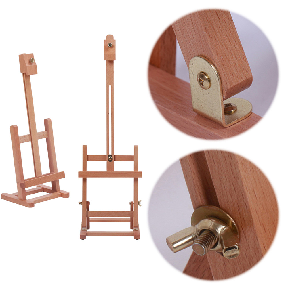 Jual Tabletop Wooden Easel Studio Display Frame Portable Table Easel ...