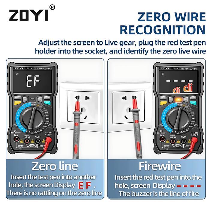 Jual ZOYI ZT-M1 Tester Capasitor 80 MicroFarad Multimeter Avometer ...