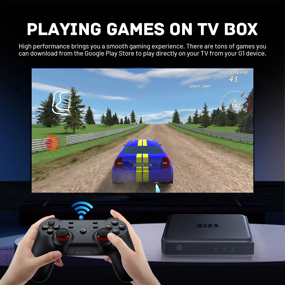 Jual Kinhank G1 Android Tv Box With Netflix 4K Ultra Hd Google Certified Dolby Vision Hdr10+ 4G ...
