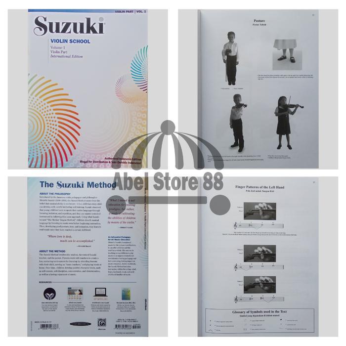 Jual SUZUKI VIOLIN SCHOOL VOLUME 1/2/3/4/5 VIOLIN PART BUKU METODE ...
