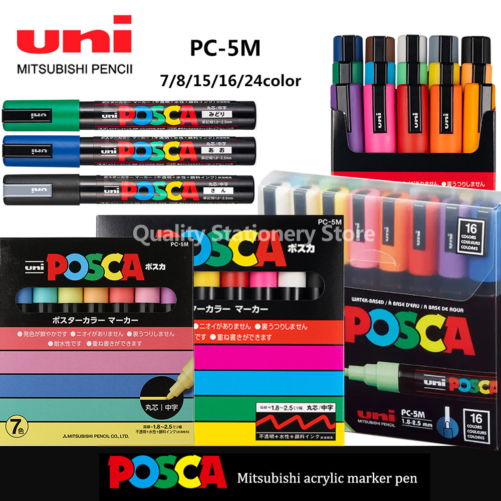 Jual UNI POSCA Markers Graffiti Pens Paint Markers Painting Hand-drawn ...