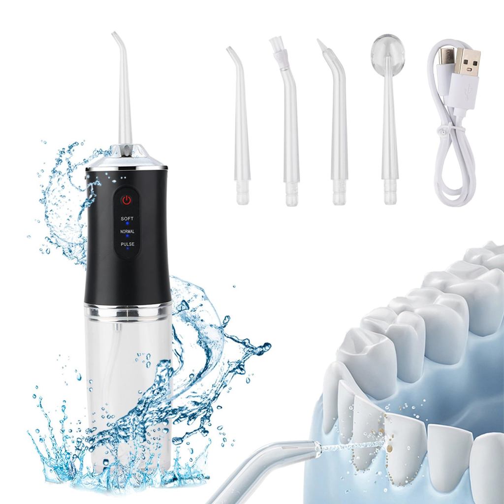 Jual Portable Oral Irrigator Water Flosser 4 Jets 3 Es Rechargeable ...