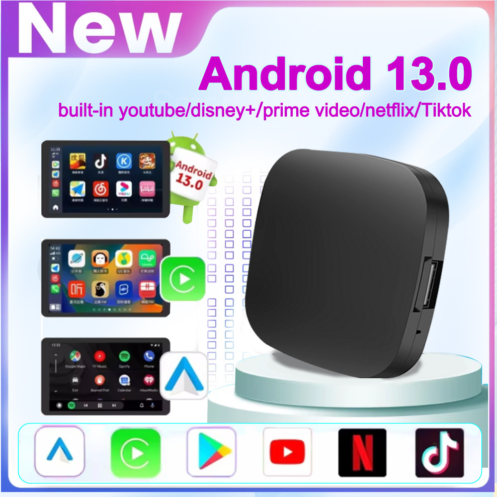 Jual Android 13 TV BoxSmart CarPlay Ai Box Wifi Wireless Android Auto ...
