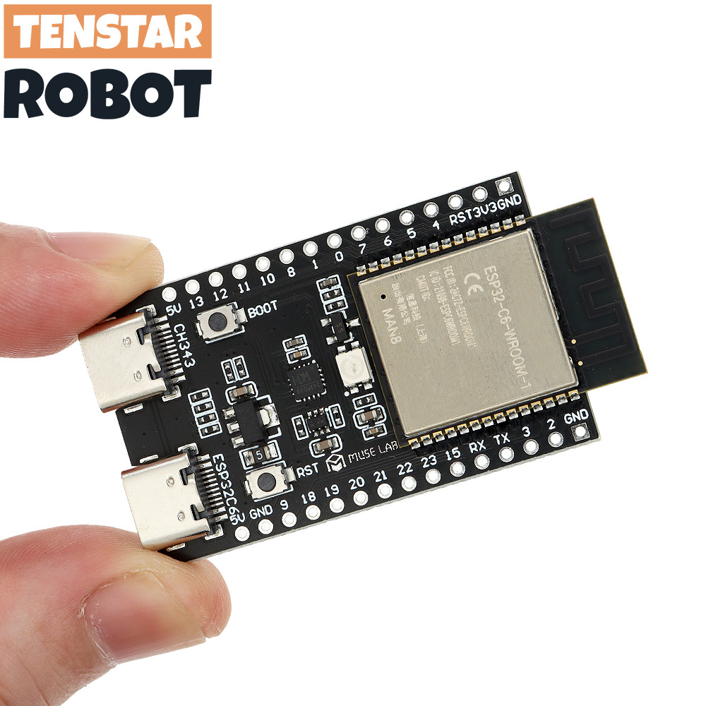 Jual ESP32-C6 N4 N8 ESP32 WiFi+Bluetooth Internet Of Things Dual Type-C ...