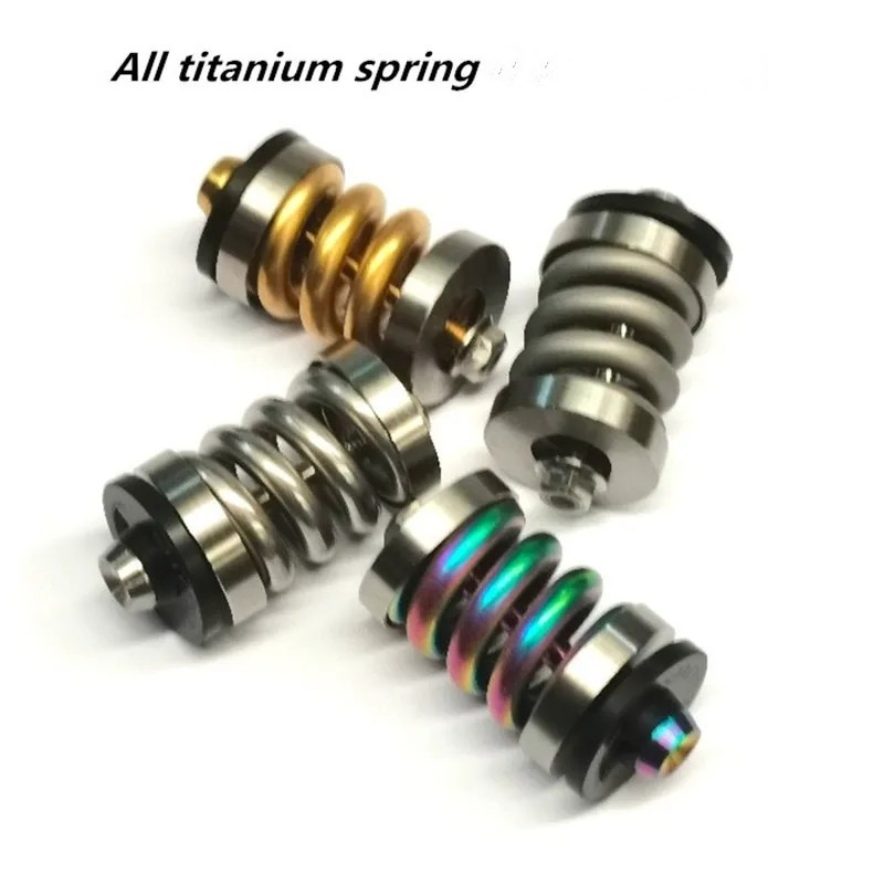 Jual Folding bicycle full titanium shock absorber for brompton titanium ...
