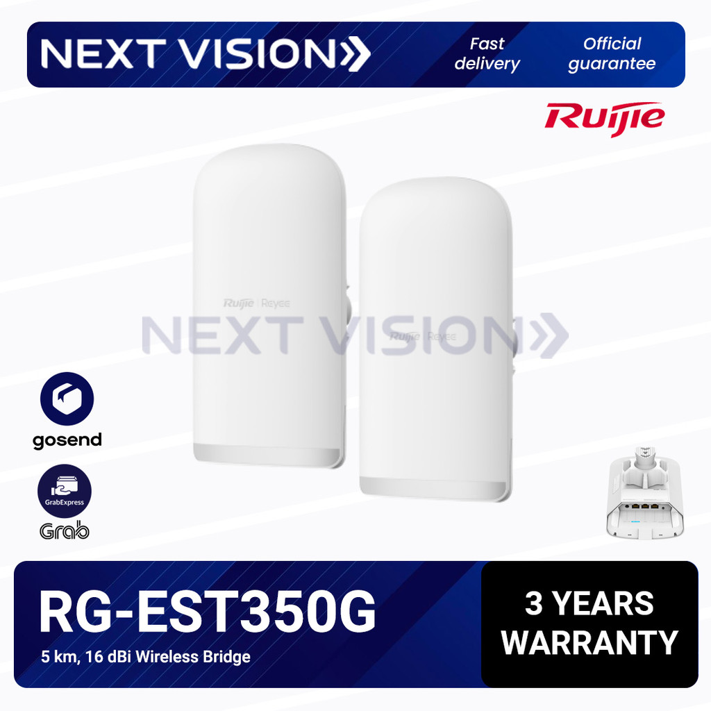 Jual RG-EST350G - RUIJIE REYEE WIRELESS BRIDGE 5KM 5GHZ | Shopee Indonesia