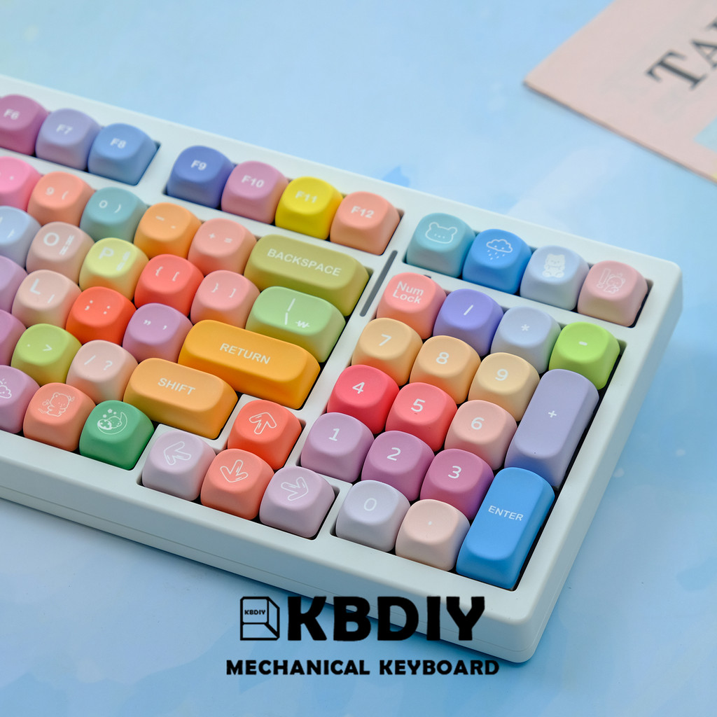 Jual KBDiy KOA Profile Gummy Bears Keycap PBT Custom Korean Keycaps for ...