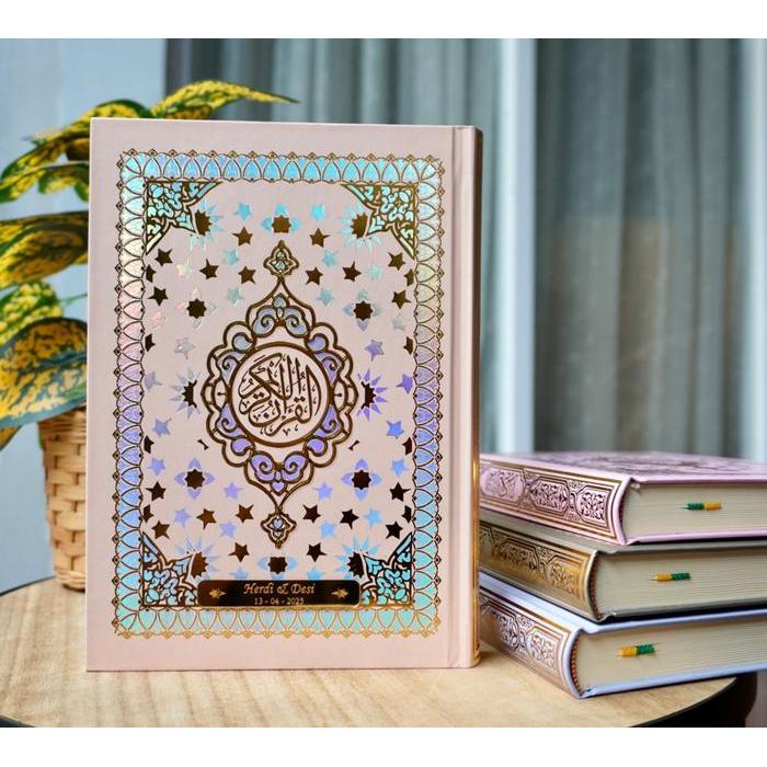 Jual ( Costum nama ) A5 Al-Quran Non cutting Nur jamilah Hafalan ...