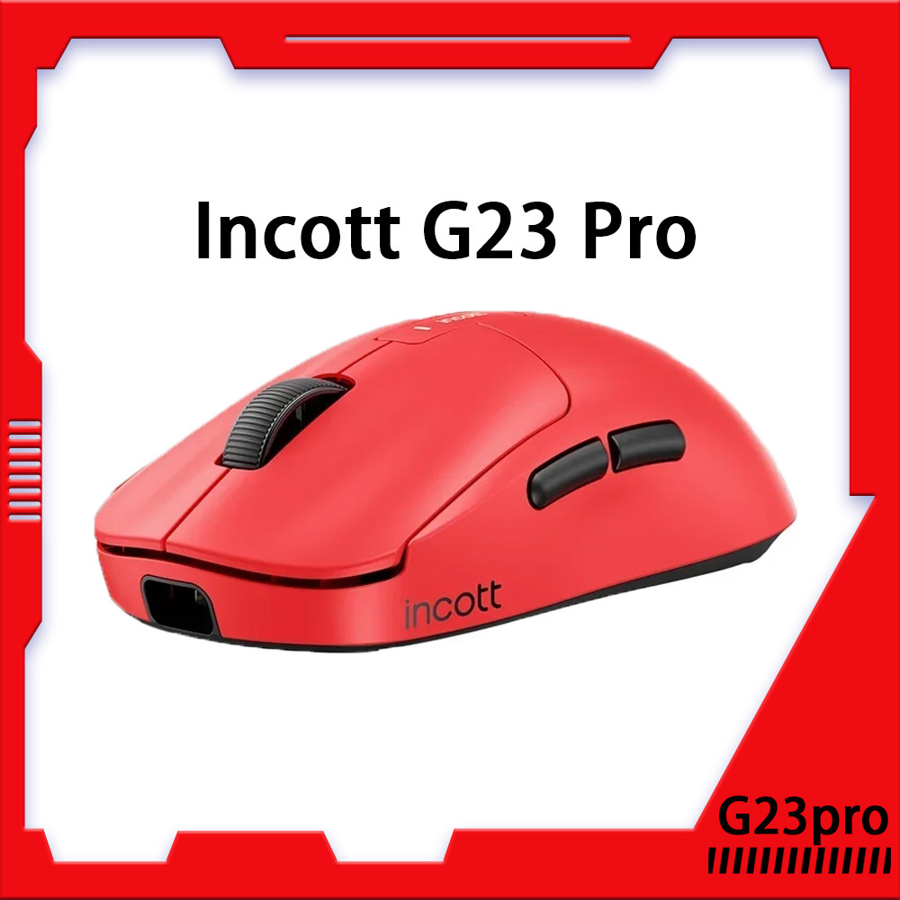 Jual Incott G23 Pro Mouse 8k Hot Swap Dual Mode Wireless Paw3950 Sensor ...