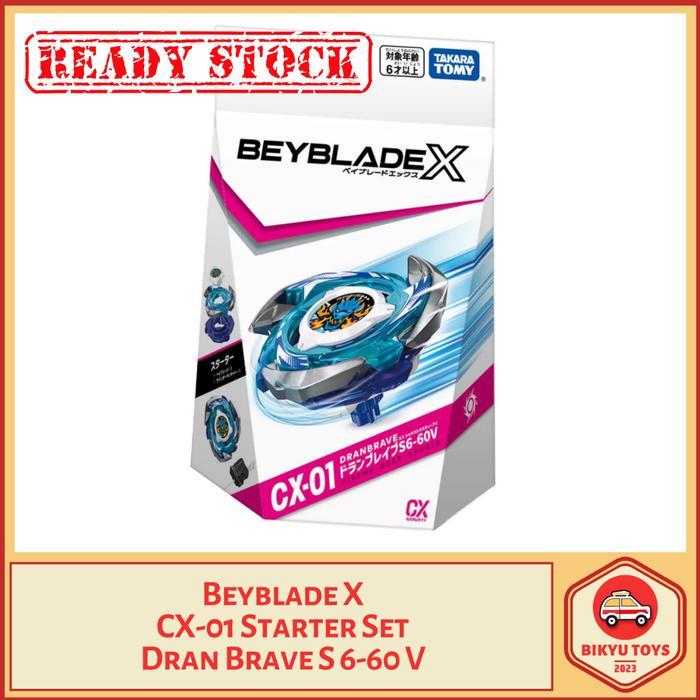 Jual Beyblade X Cx-01 Dran Brave Dranbrave Slash Ratchet 6-60 Bit V ...