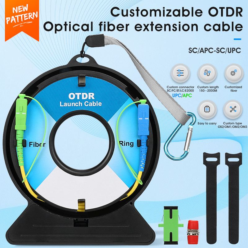 Jual 500M Fiber Optic Otdr Launch Cable Box Sc/Apc-Sc/Upc Otdr Dead ...