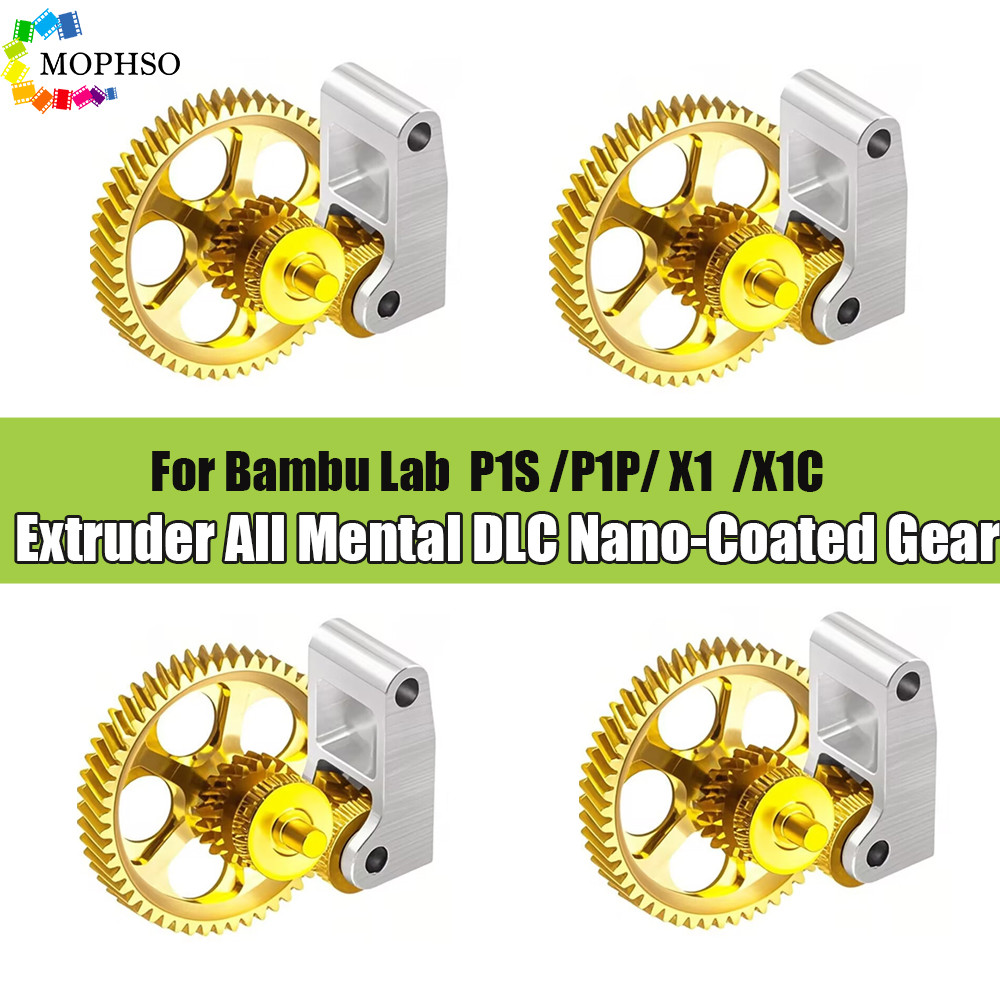 Jual Upgrade Hardened Steel Extruder Gear Assembly For Bambu Lab P1S ...