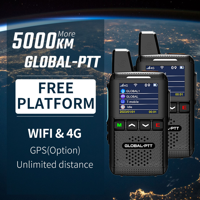 Jual 2PCS Global-PTT MX2 Walkie Talkie Android POC Network WIFI 4G GPS ...