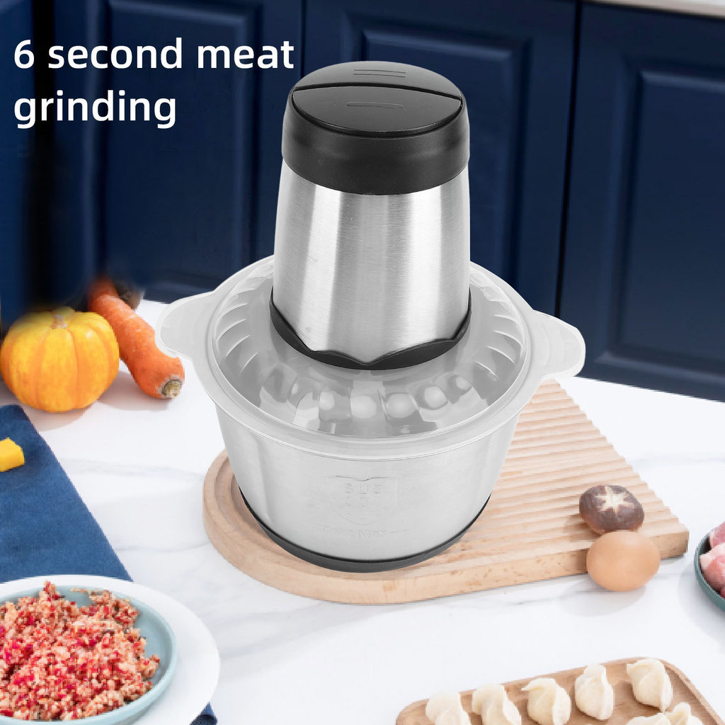 Jual Electric Meat Grinder 2L Sus 300W Copper Motor High Efficiency ...