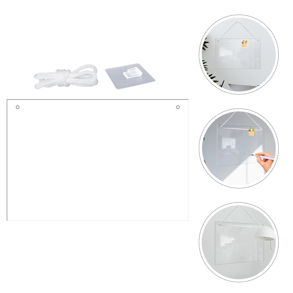 Jual Clear Dry Erase Board Magnetic Calendar Menu Acrylic Note For ...