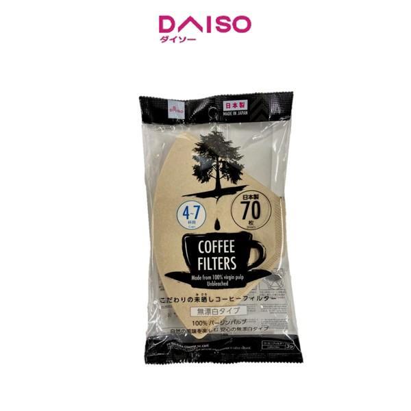 Jual Daiso Coffee Filter 4-7 Isi 70 Sheet Unbleached - Original ...