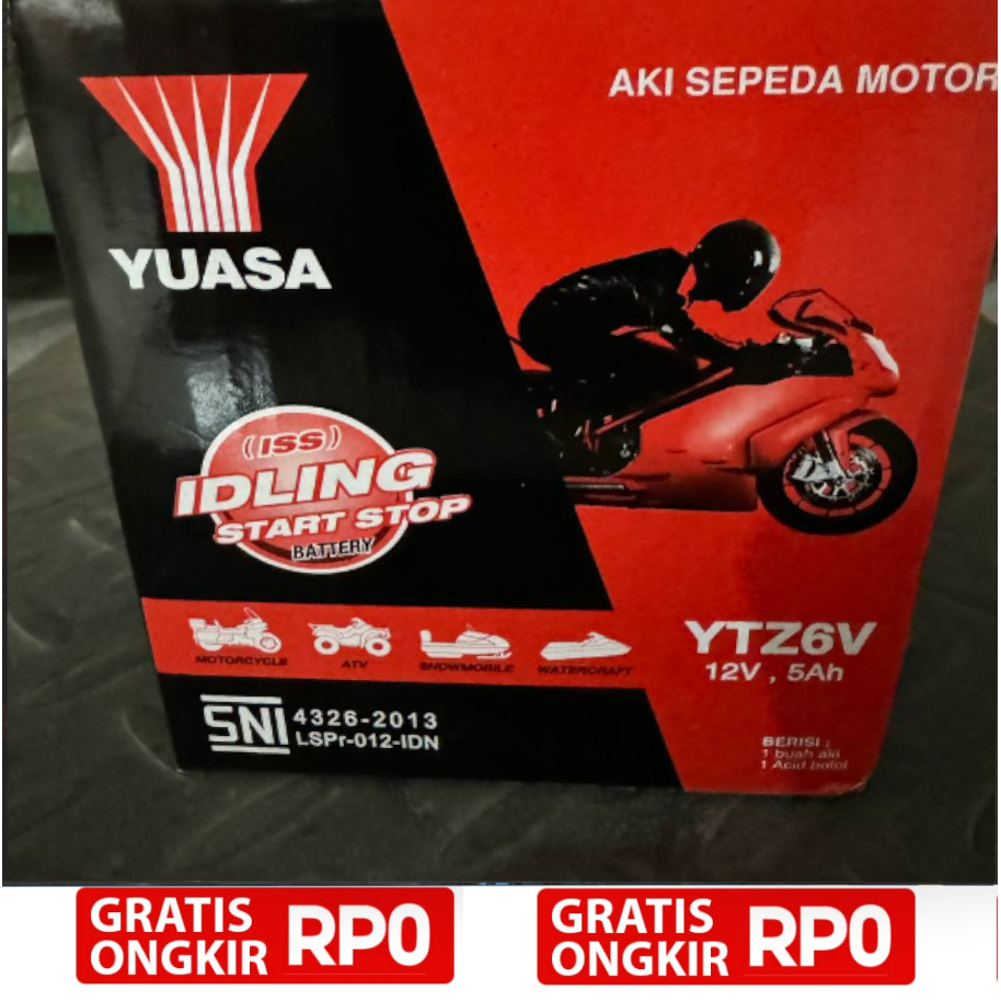 Jual Aki Honda Scoopy ESP GTZ6V / YTZ6V Versi Original 100% | Shopee ...