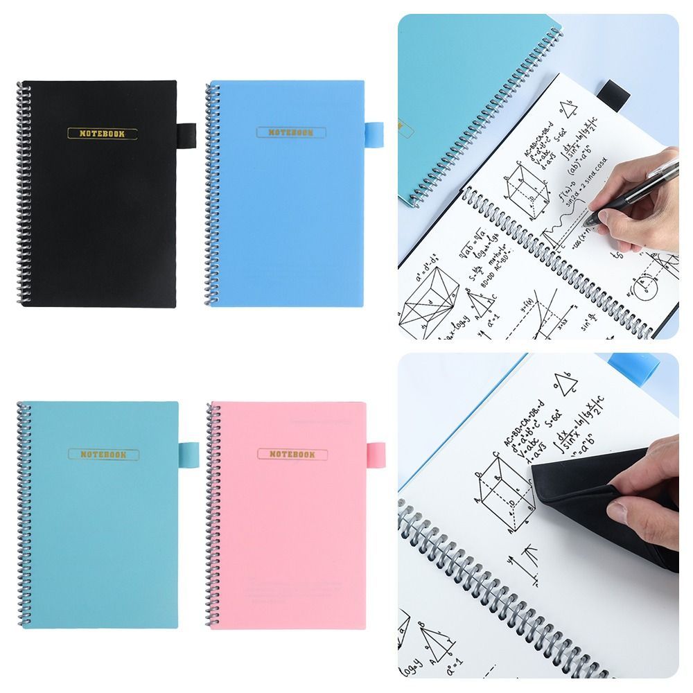 Jual A5 Erasable Whiteboard Journal Diary Erasing Cloth Memo Blank ...