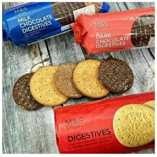 Jual M&S Marks Spencer Digestives Biscuits Biskuit Cookies | Shopee ...