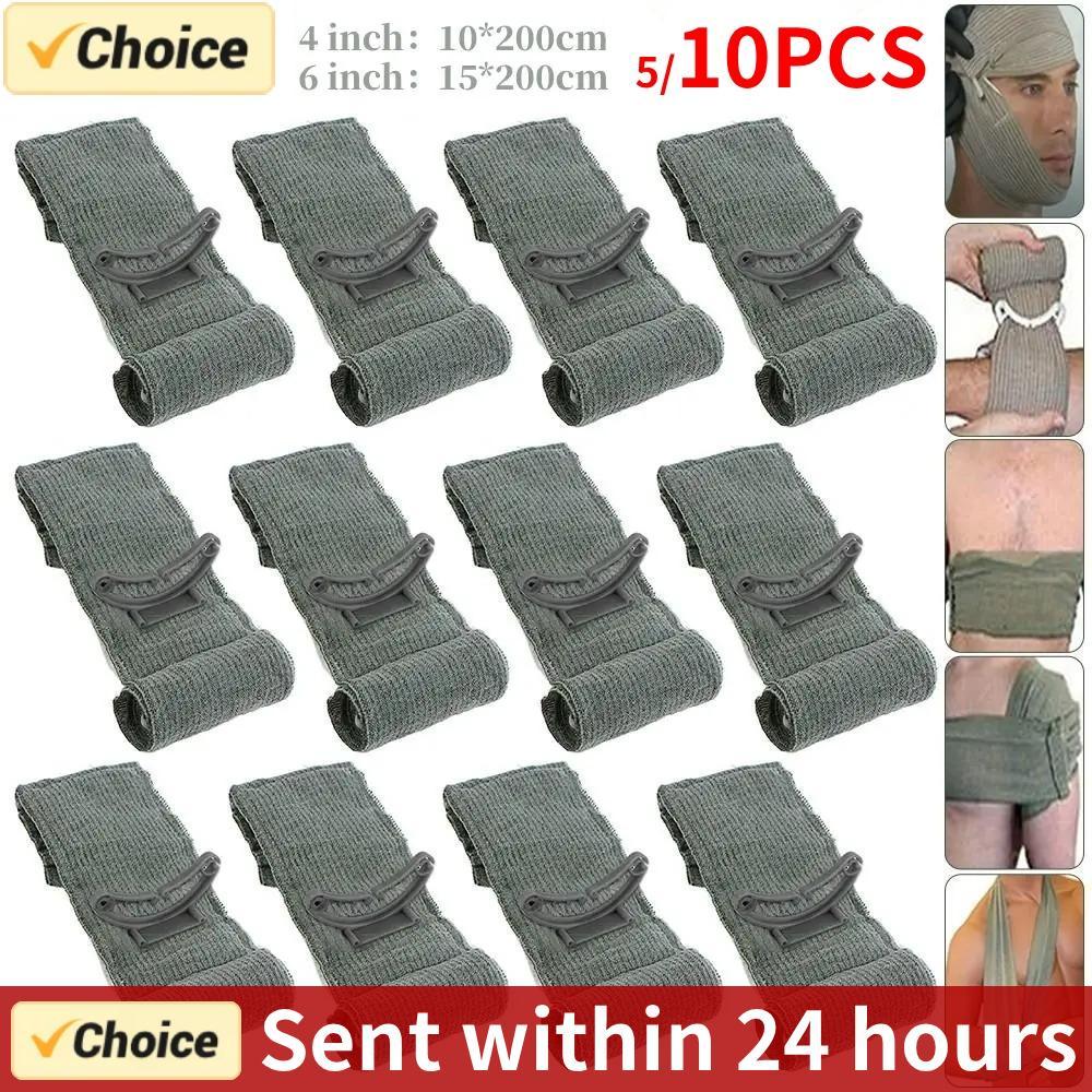 Jual 5/10PCS Israeli Bandage First Aid Trauma Hemostatic Bandage Kit ...