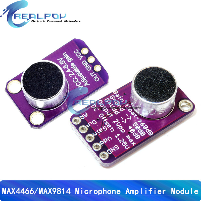 Jual Max9814 Microphone Agc Amplifier Board Sound Sensor Module Auto ...