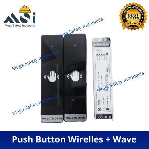 Jual Push Button Wireless + Wave ( No Touch ) Automatic Sliding Door ...