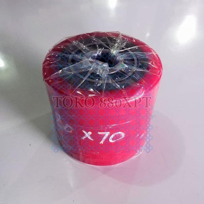 Jual Roda Hand Pallet 80 X 70 mm PU Polyurethane Merah Red Truck Wheel ...
